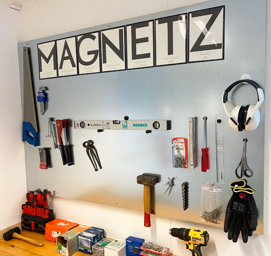 Tool wall using magnets - brilliant solutions – Magnetz og Magnordic