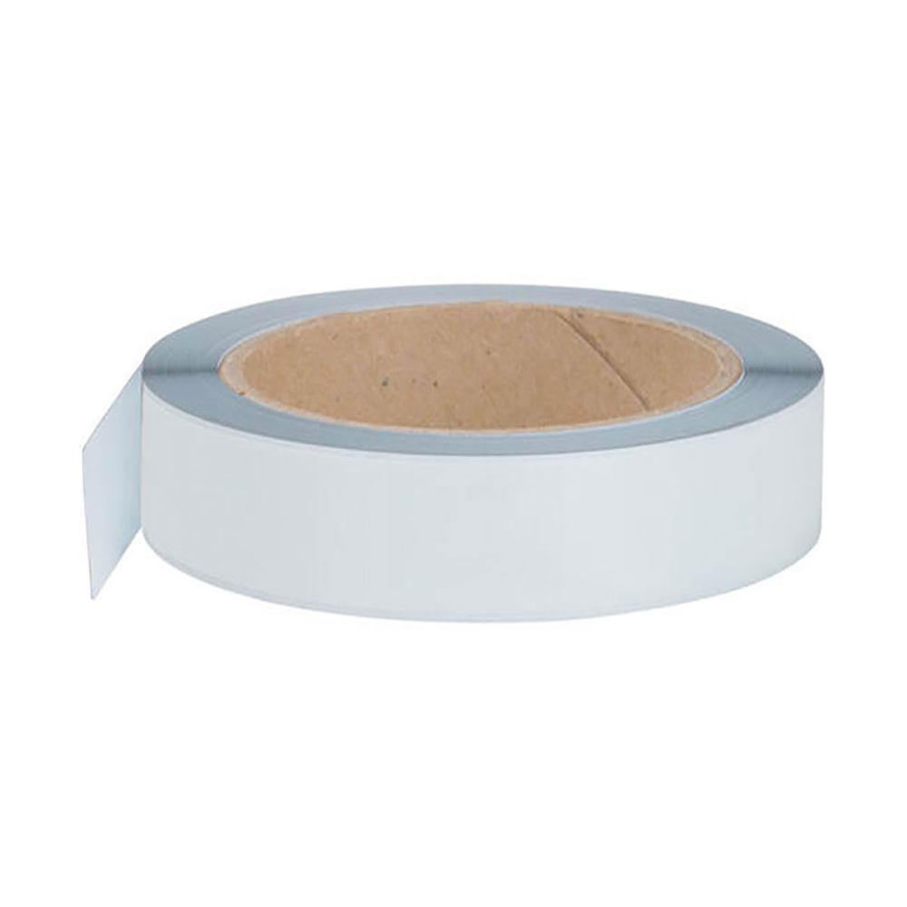 Magnetic Metal tape white, 35 mm. x 1 meter roll (self-adhesive)