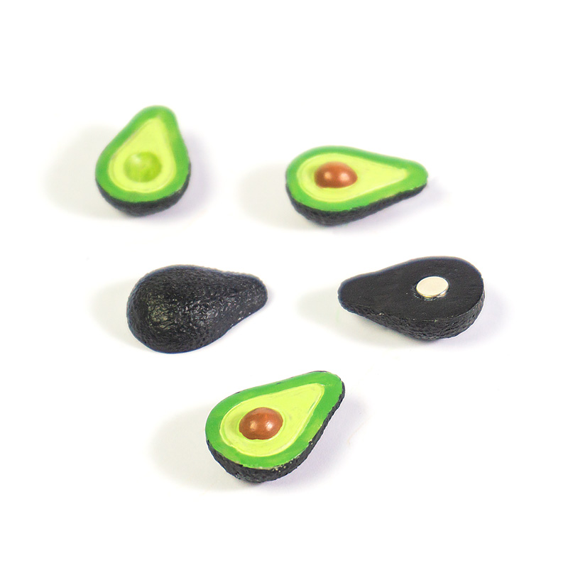 Avocado magnets 5-pack 🥑 Buy fun fridge magnets here