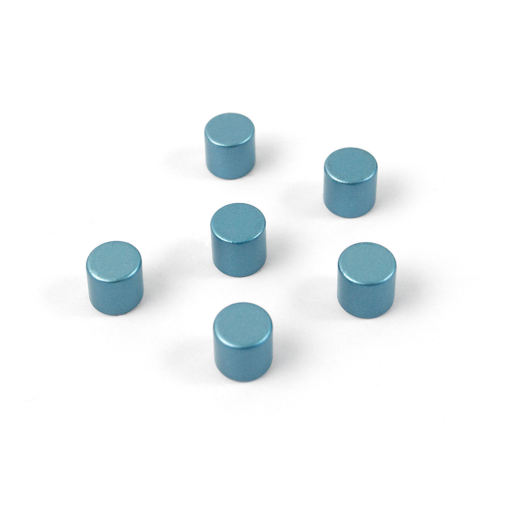 BOLT magnets 8x8 mm., 6-pack SKYBLUE | Trendy magneter