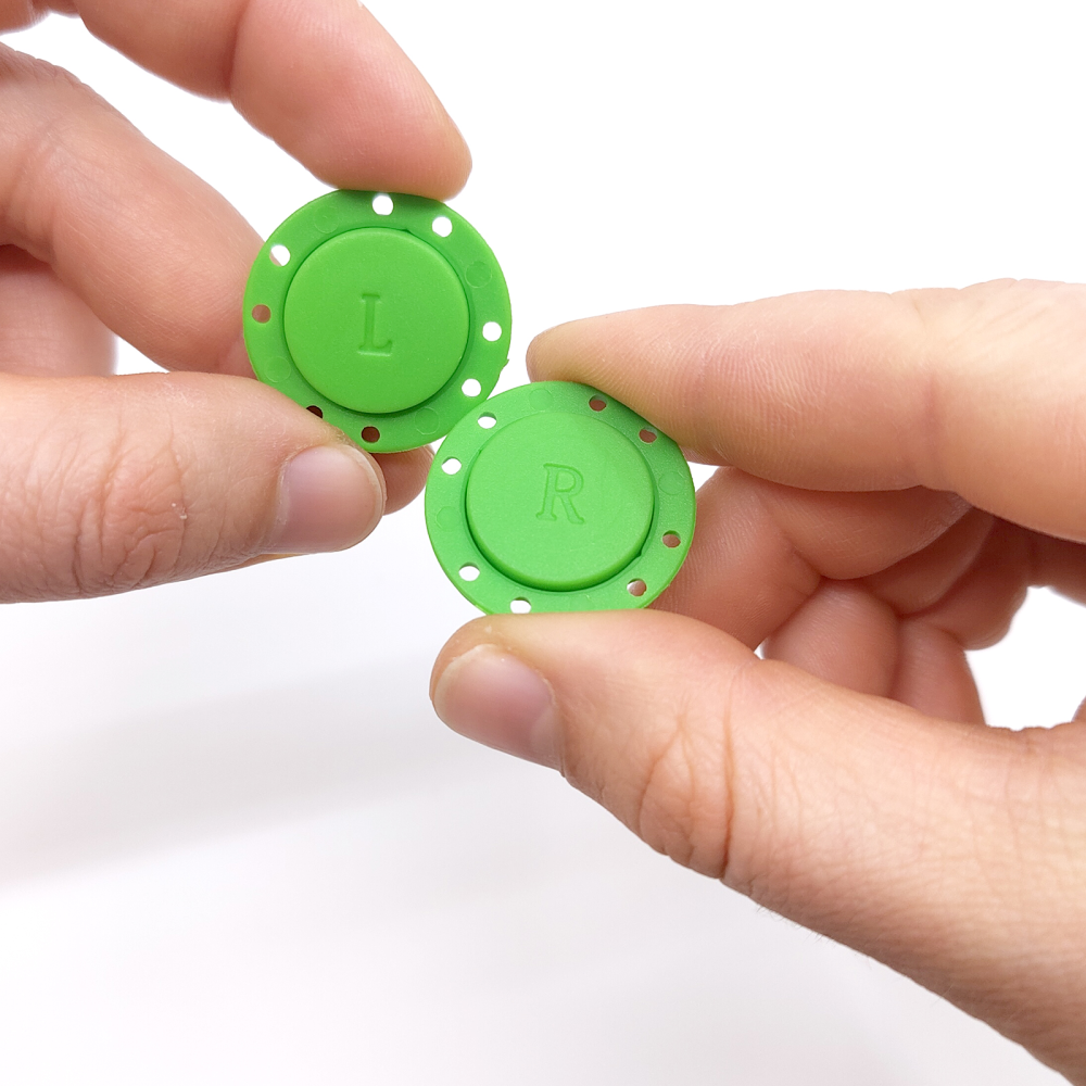 Green Magnetic Buttons | The newly designed buttons for sewing