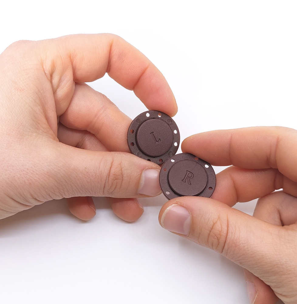 Brown Magnetic Buttons | Genious buttons for clothing