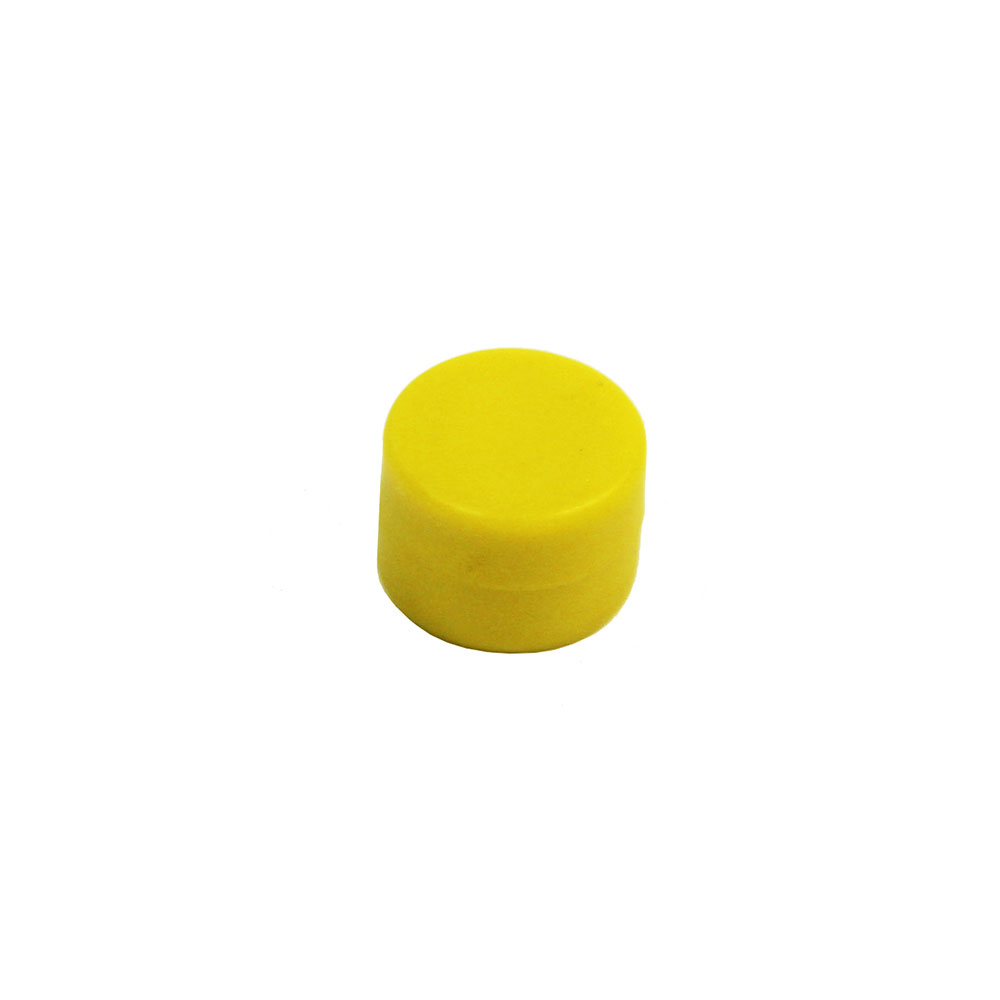 Yellow rubber magnet | Powerful rubberised magnets | Strength 4.3 kg.