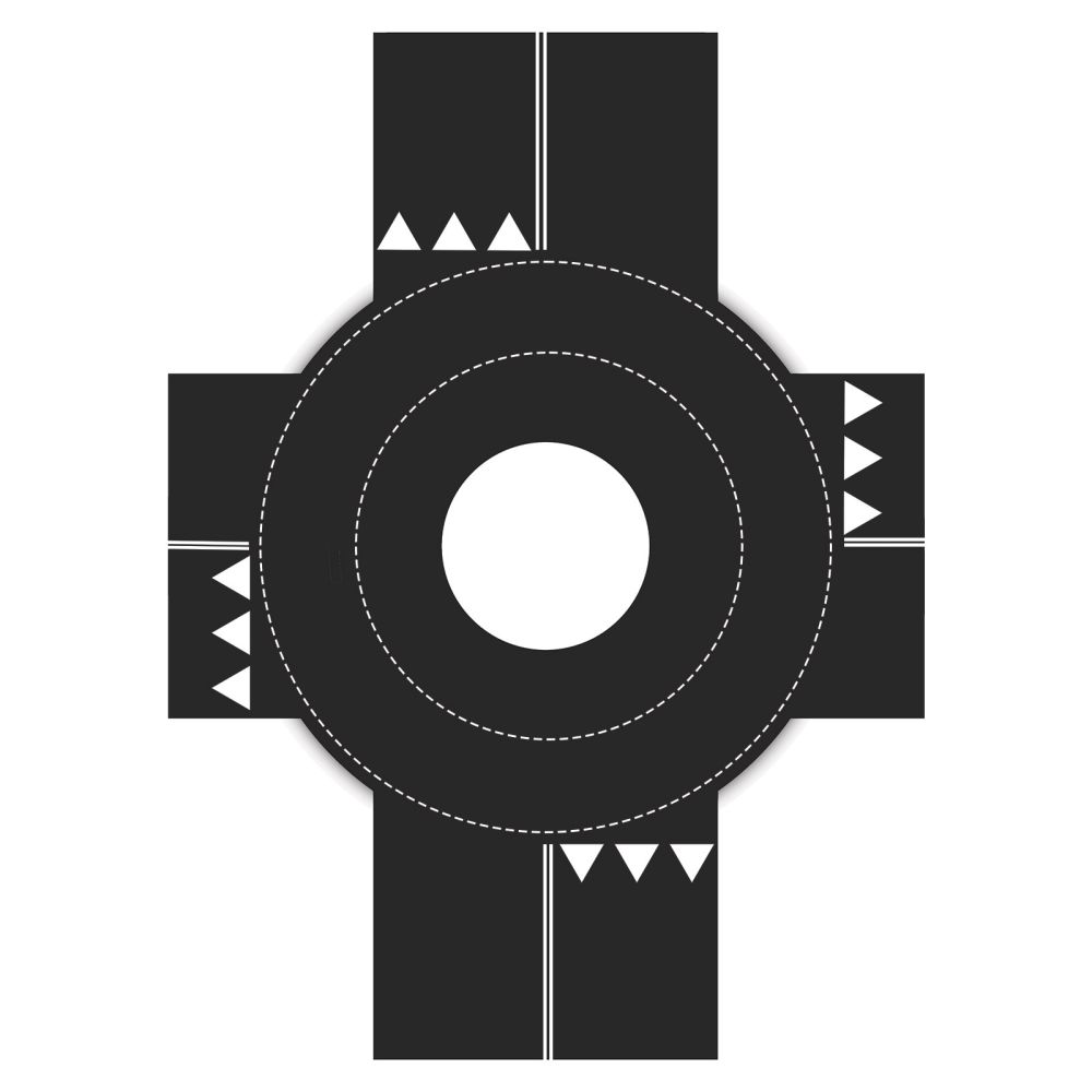 Driving school magnets: Magnetic sheet with roundabout, 13,95 EUR