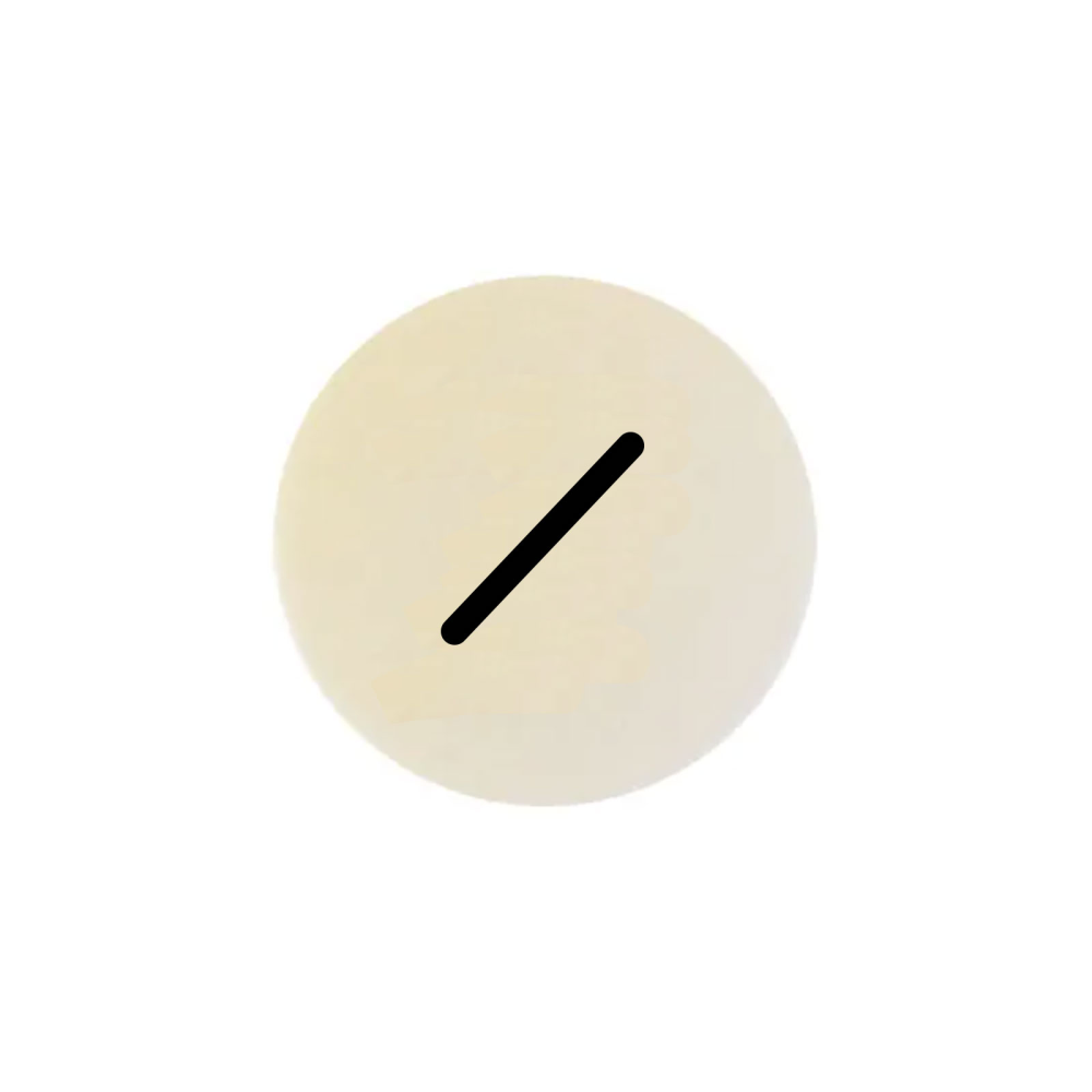 White symbol magnets & number magnets | Slash magnet