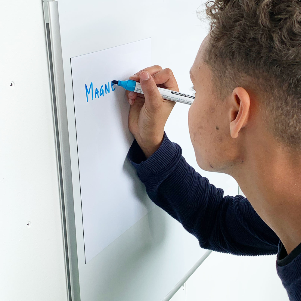 Magnet with writable surface | Whiteboard foil A3
