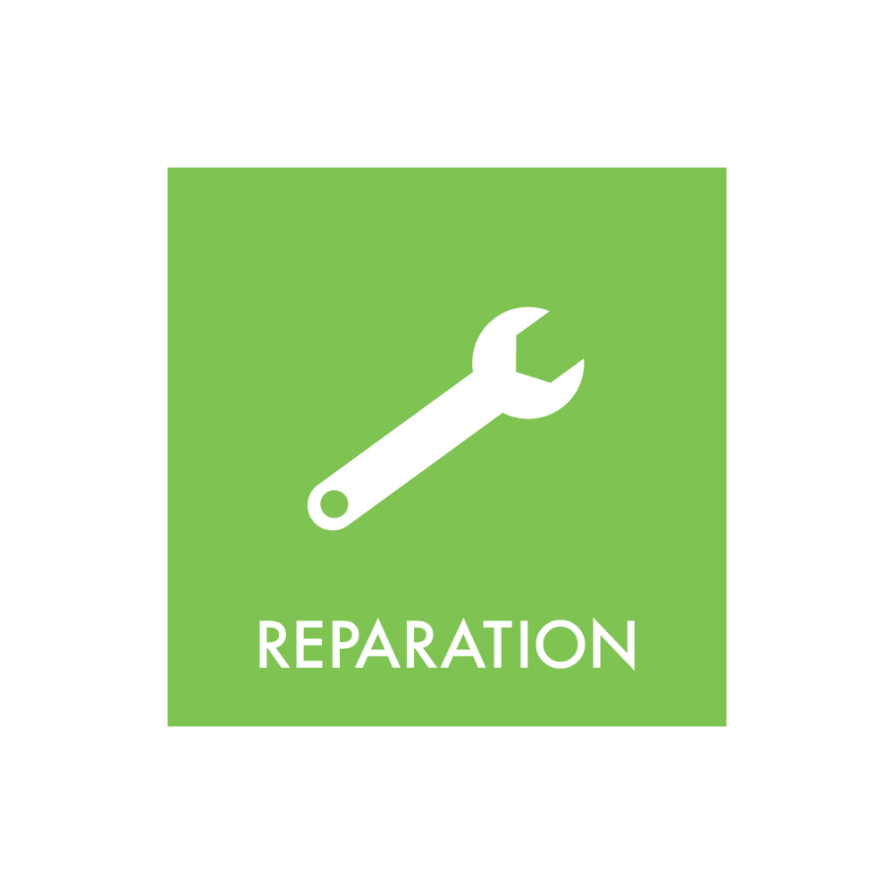 Magnetic sign "repair" pictogram - Magnetic signs 30x30 cm.
