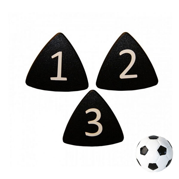 Black Tactical Magnets | Strong magnets for Tactical boards | 42,25
