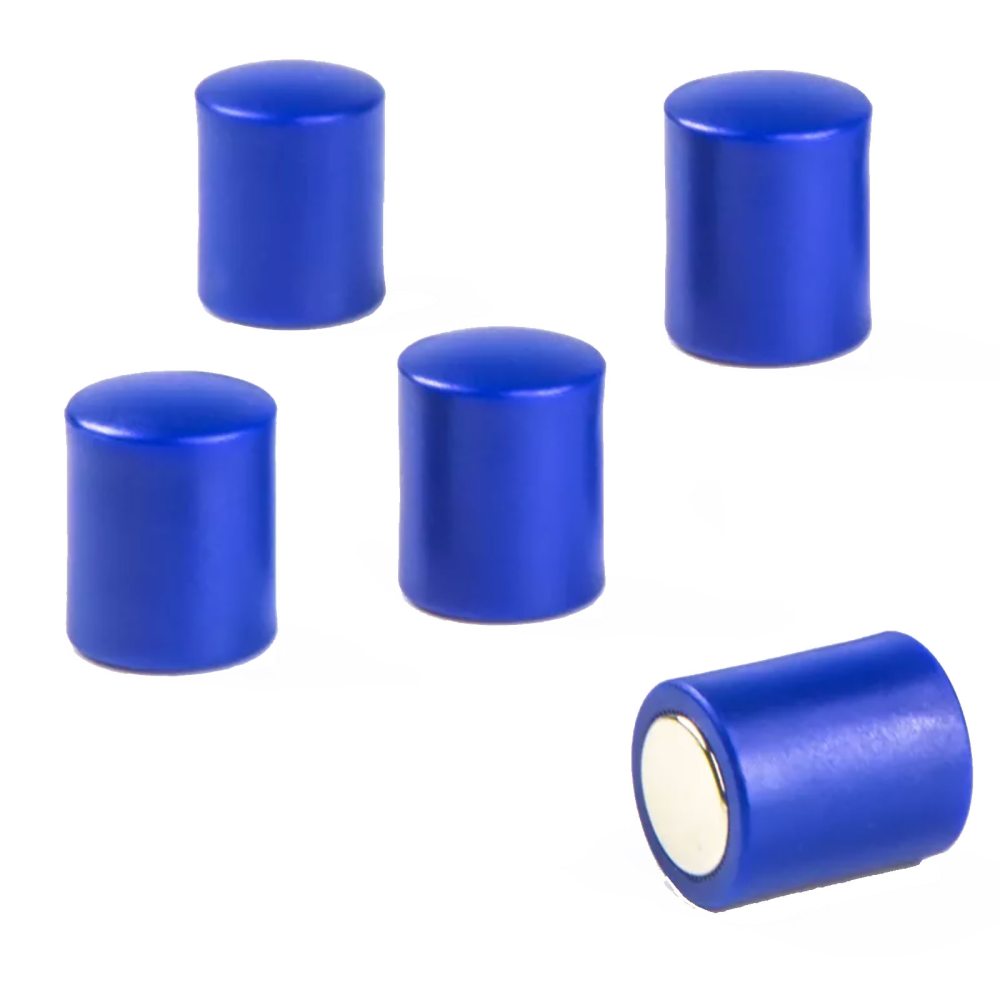 Strong blue magnets 14x18 mm. - EUR 19,95 / 5-pack